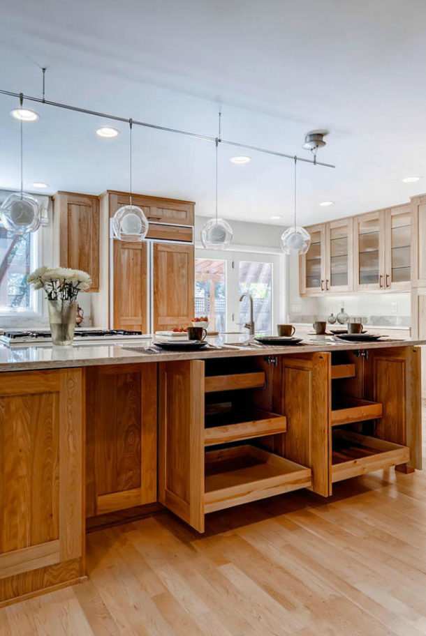 Subtle Asian Influence in a Boulder Kitchen and Family Room - Denver ...