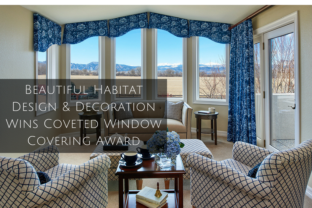 Beautiful Habitat Wins Coveted Window Covering Award - Denver Interior ...