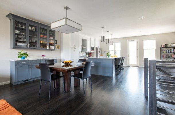 Modern Townhome Kitchen Design - Denver Interior Design | Beautiful Habitat